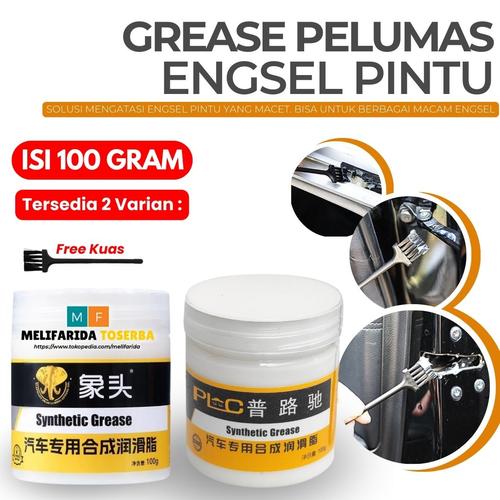 Promo Grease Gemuk Sintetis Warna Putih Untuk Pelumas Engsel Pintu Rel ...