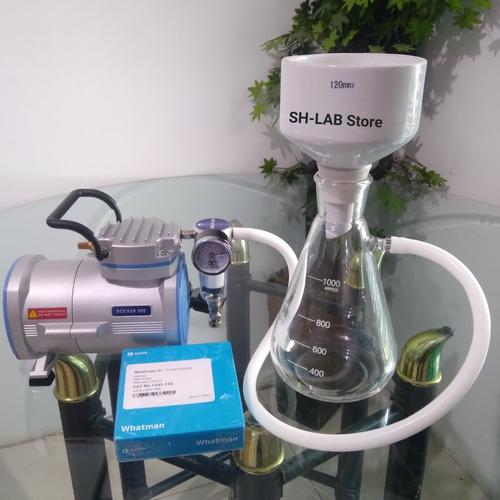 Promo Set Vacuum Corong Buchner 120mm With Kertas Saring Plus Vacuum ...