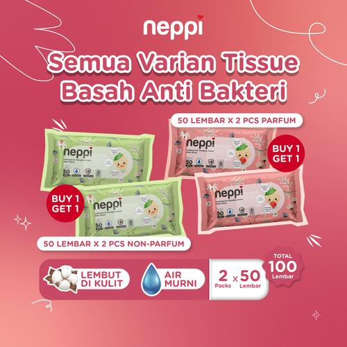 Promo Neppi Tisu / Tissue Basah Antibacterial Changing Diaper Wipes ...