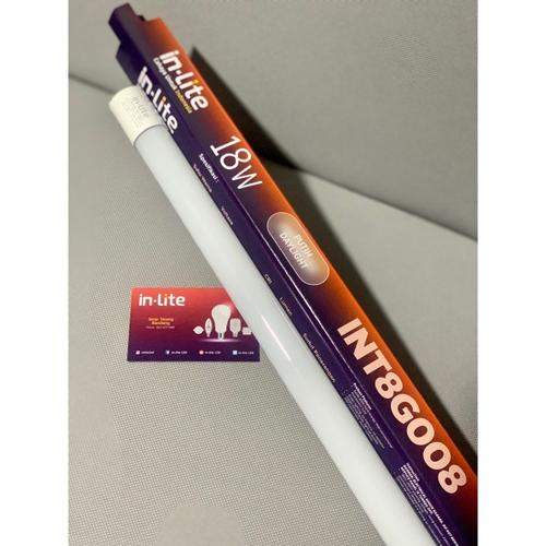 Jual Lampu TL LED 18 Watt INLITE 120cm lampu Neon TL T8 LED 120CM - 7000k Putih, 9watt - Kota ...