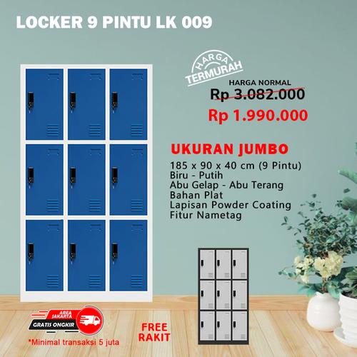 Jual LOCKER BESI 9 PINTU LK 009 - Abu-abu - Jakarta Timur - Jagonya ...