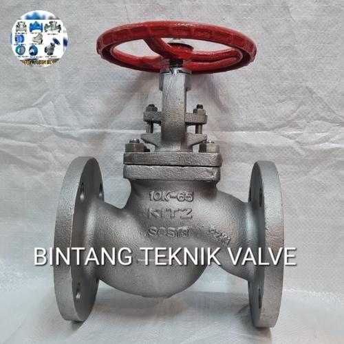 Jual GLOBE VALVE KITZ 2 1/2" INCH STAINLESS STEEL 304 / SCS13 FLANGE JIS 10K DN65 - Jakarta ...