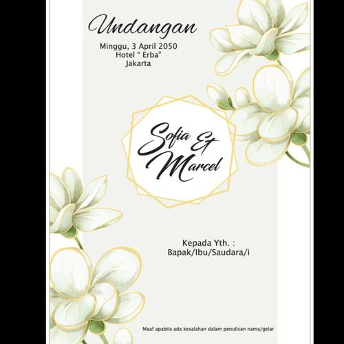 Jual Blangko Undangan Pernikahan ERA BARU / ERBA 2516 COVER - Kota ...