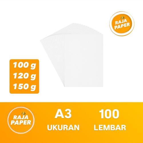 Jual Kertas Art Paper Ukuran A3 100 Lembar 100 120 150 Gsm Gr Gram ...
