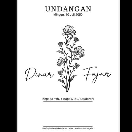 Jual Blangko Undangan Pernikahan ERA BARU / ERBA 2519 COVER - Kota ...