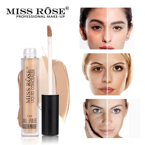 Jual Miss Rose Liquid Concealer Oil Free & Water Proff - Beige1 - Kab ...