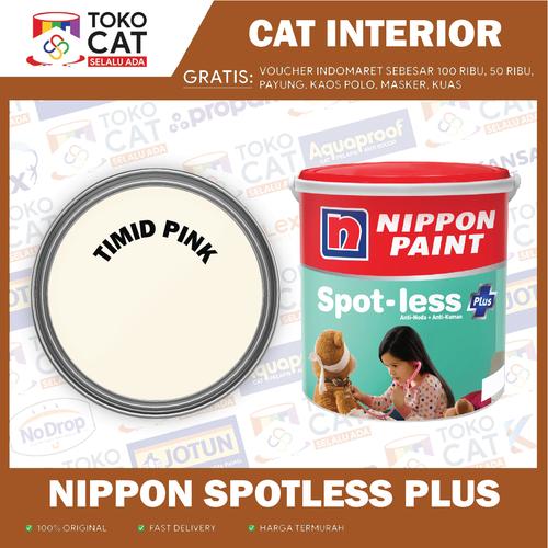 Jual Cat Tembok Interior | Nippon Spotless Plus Anti Noda ( TIMID PINK ...
