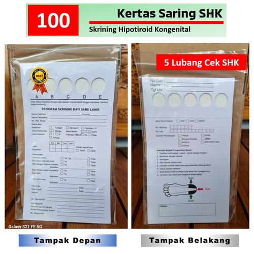 Jual Kertas SHK 5 lubang full dalam Plastik Klip (100 Test) - Jakarta ...