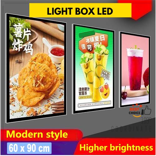 Jual LIGHT BOX DISPLAY POSTER LED MAGNETIC ACRYLIC FRAME MONITOR IKLAN ...