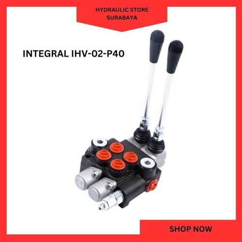 Jual HAND VALVE / HAND CONTROL HIDROLIK INTEGRAL 2 STICK/ HANDEL 40 LPM ...