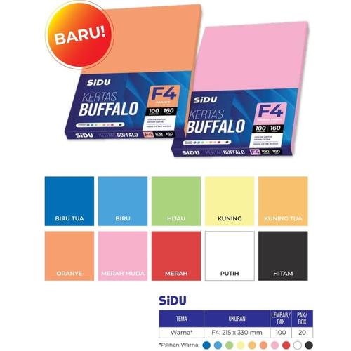 Jual Kertas Buffalo Bufalo Bufallo BC POLOS F4 Folio SIDU Sinar Dunia ...