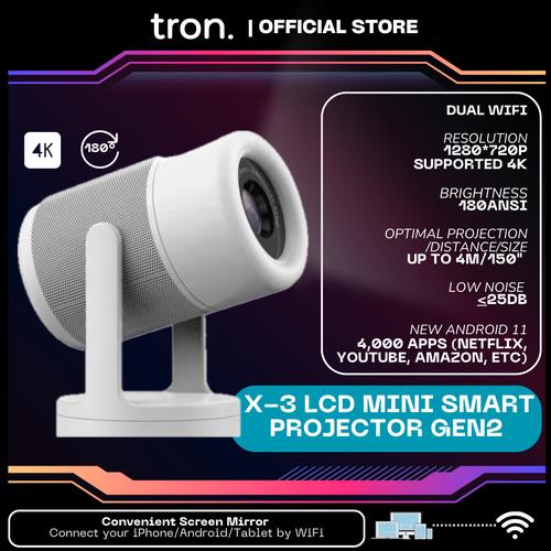 Jual [TRON] X-3 LCD MINI Smart PROJECTOR Gen2 - Kota Tangerang - TRON ...