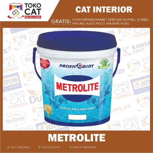 Jual CAT TEMBOK DAN PLAFOND | METROLITE WARNA PUTIH KEBIRUAN 16 L ...