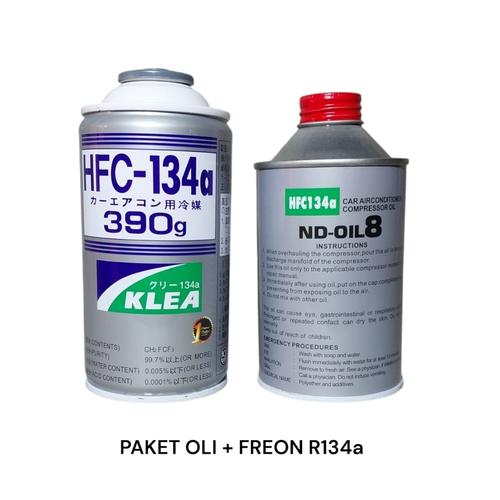 Jual PAKET OLI KOMPRESOR DAN FREON ASLI OLI COMPRESSOR AC MOBIL R134a ...
