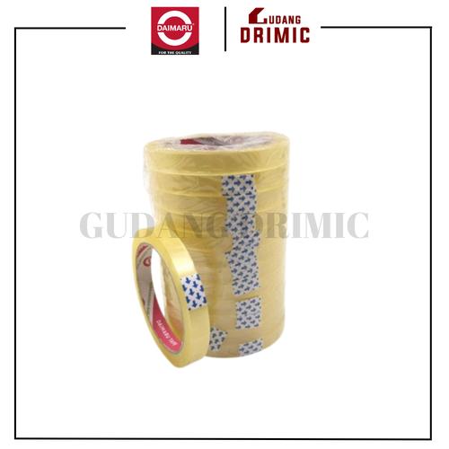 Jual Selotip / Isolasi Daimaru Tape Bening 1/2 inch (12 mm x 72 yard ...