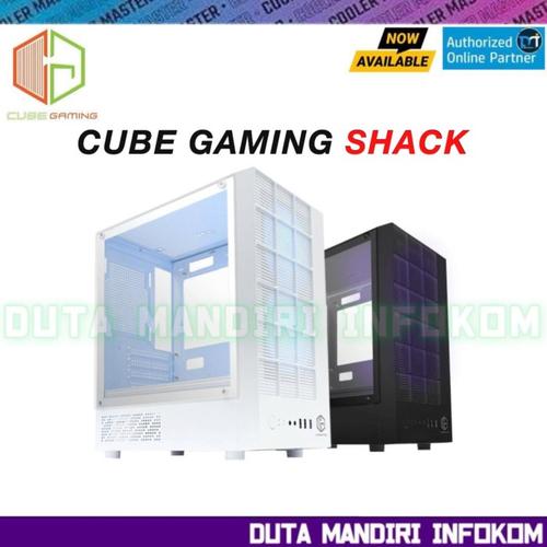 Jual Cube Gaming NAST - Mesh Front Unique Design with Tempered Glass Mini Tower m-ATX Gaming ...