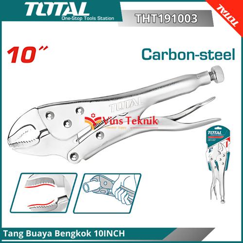 Jual Curved Jaw Locking Plier Tang Buaya Bengkok 10 inch TOTAL ...