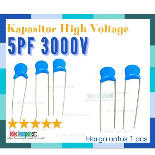Jual High Voltage Kapasitor 5 5pf 5 pf 3kV Ceramic Capacitor 2000 v ...