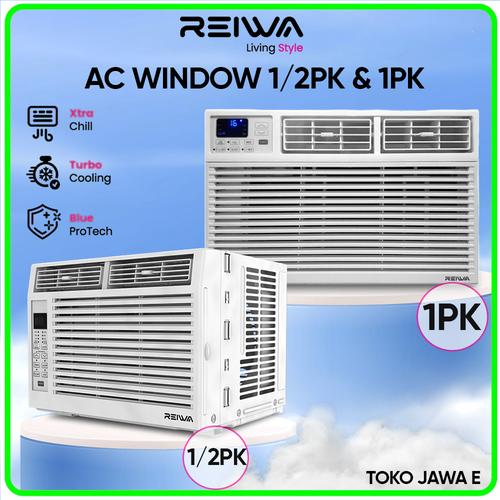 Jual AC REIWA/AC WINDOW REIWA 1/2 PK CW-0501RA 370 WATT AC REIWA 1 PK ...