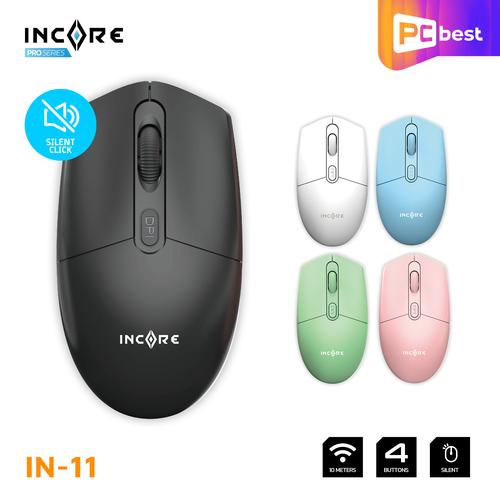 Jual Mouse Incore IN-11 Optical Wireless Mouse IN-11 Silent Click ...