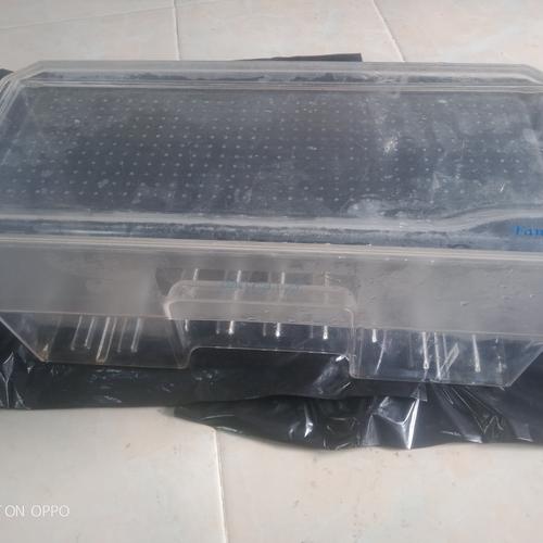 Jual RAK SAYUR KULKAS THOSIBA FULL SET DENGAN TUTUP ORIGINAL COPOTAN ...