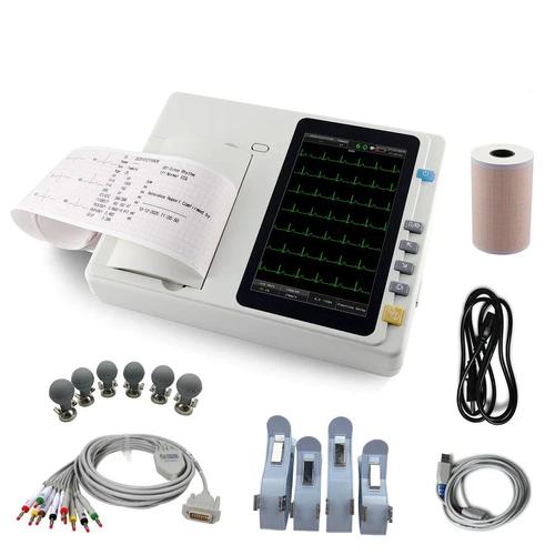Jual ECG 3-Channel ECG Mesin EKG Elektrokardiograf dengan Perangkat ...