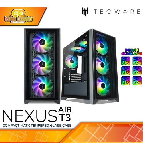 Jual CASING TECWARE NEXUS AIR T3 - Mid Tower mATX Case (Free 6x ARGB ...