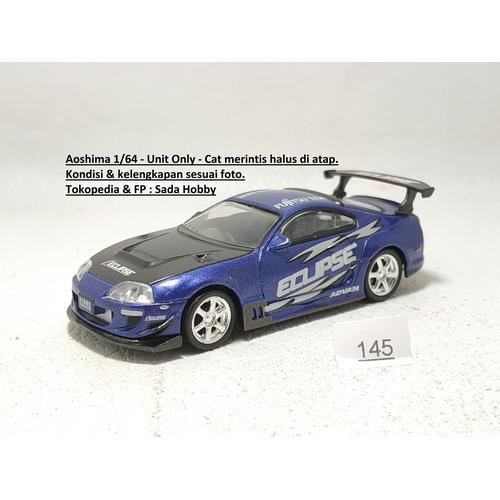 Jual Diecast Aoshima Option 1/64 Toyota Supra Ridox JZA80 Supra Eclipse ...