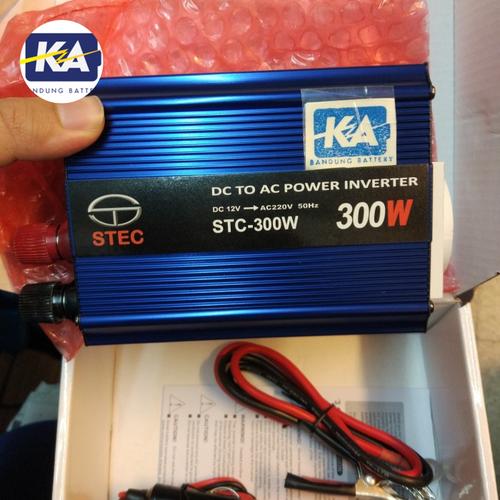 Jual power inverter STEC STC dc to ke ac 300w 300 w watt stc-300w murah ...