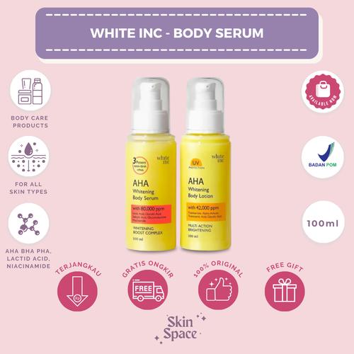 Jual WHITE INC AHA Body Serum to Whitening & Moisturising / AHA Body ...