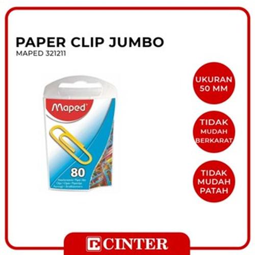 Jual MAPED - PAPER CLIP / PENJEPIT KERTAS NO.80 JUMBO 321211 - Kota ...