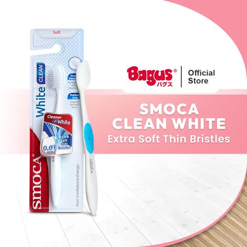 Promo Smoca Toothbrush White Clean - Sikat Gigi Dewasa - 2 pcs ...