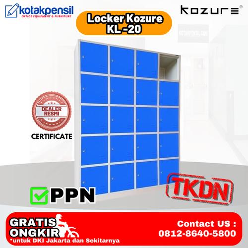 Jual Locker Kozure 20 Pintu Lemari Besi Kozure Kl 20 - Biru - Jakarta ...
