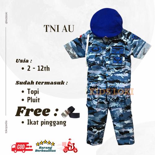 Jual seragam tni au anak baju profesi tentara angkatan udara anak ...