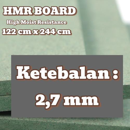 Jual HMR Board 2,7mm uk. 122cm x 244cm // MDF Hijau // High Moist ...