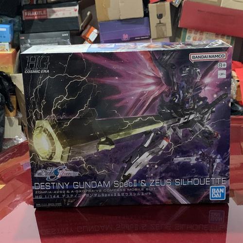 Jual HG Destiny Gundam Spec II & Zeus Silhouette 1/144 Figure Model Kit ...