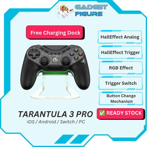 Jual GameSir T3 Pro Tarantula Pro Gamepad Controller HallEffect Wireless - Hitam + Cooler, 1 ...