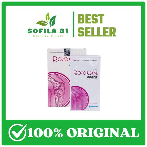 Promo ROSAGEN FORCE Box 15 Sachet Original Untuk Kesehatan Tulang dan ...