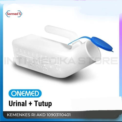 Jual Onemed Urinal Plastik Pria + tutup / Onemed Urinal Pria Plastik ...
