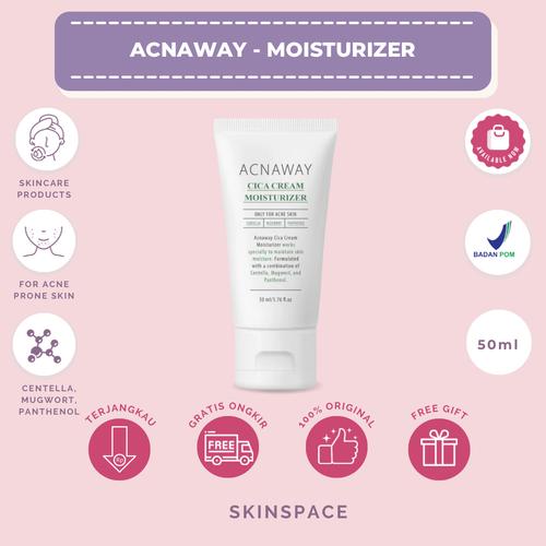 Jual ACNAWAY Cica Cream Moisturizer Centella + Mugwort + Panthenol ONLY ...