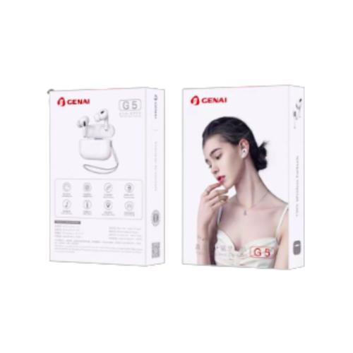 Jual G5 | EARPHONE WIRELESS GENAI TWS G5 EARBUDS (WHITE) - Kota ...