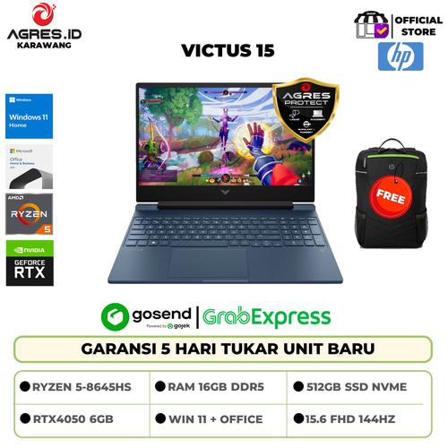 Promo HP VICTUS 15 Amd Ryzen 5 8645HS VGA RTX4050 6GB Ram 16GB SSD ...