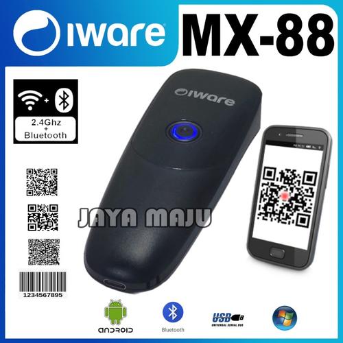Promo IWARE MX88 WIRELESS BLUETOOTH BARCODE SCANNER 2D & 1D (QR CODE PDF417) - Kota Yogyakarta ...