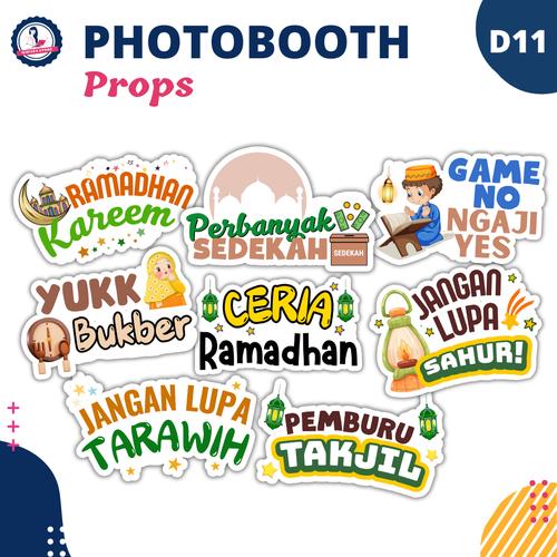 Jual Photobooth Ramadhan / Photo booth props ramadan idul fitri custom ...