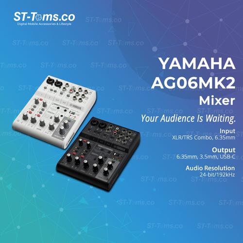 Promo Yamaha AG06MK2 / AG 06 MK2 / AG06 MK2 LIve Streaming Mixer 6 ...