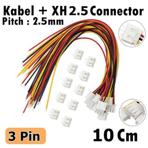 Jual Connector XH 3P 2.54mm Pitch JST Male Female Kabel Konektor Terminal - Jakarta Barat ...