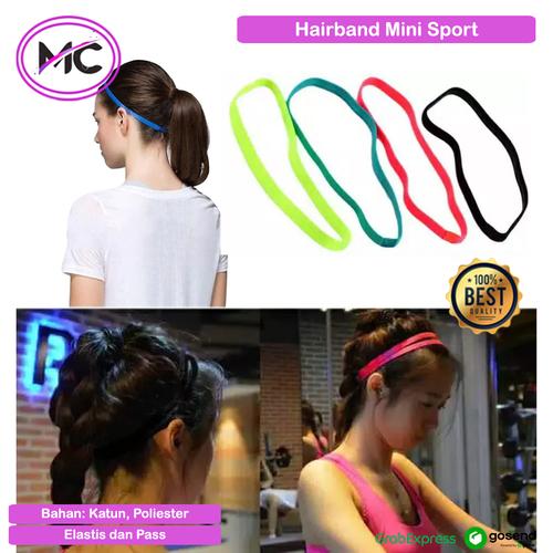 Jual Headband Mini Sport Olahraga Ikat Kepala Elastis Dan Kuat Bandana ...