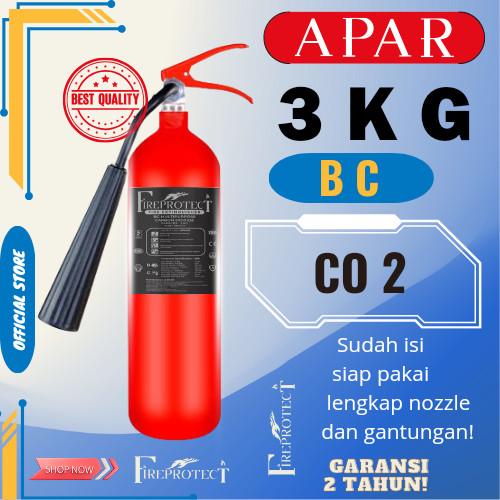 Jual FIRE PROTECT 3kg ISI CO2 / PEMADAM KARBON DIOKSIDA 3 kg Apar CO2 ...