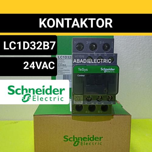 Jual kontaktor Schneider lc1d32b7 24v 32a 3phase - Jakarta Barat ...