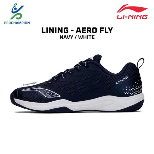 Promo Sepatu Badminton Lining Li-Ning AERO FLY Navy White - 42 Cicil 0% ...